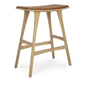 ETHNICRAFT Osso Counter Stool - Oak
