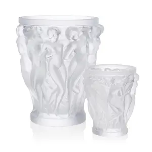Lalique Small Bacchantes Vase - Clear