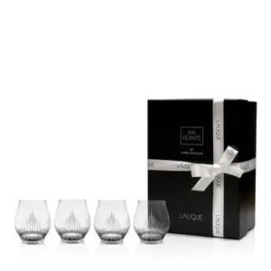 Lalique 100 Points Shot Glass, Set Of 4