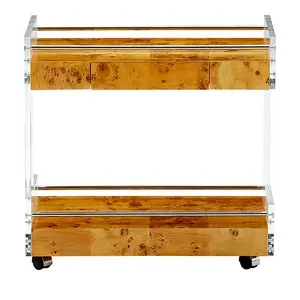 Jonathan Adler Bond Bar Cart - Brown
