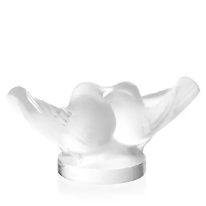 Lalique 2 Lovebirds Figure - Crystal