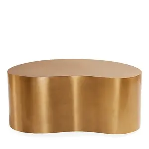 Jonathan Adler Jonathan Alder Small Brass Kidney Table - Gold