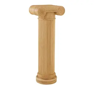 Jonathan Adler Riviera Capital Pedestal - Brown