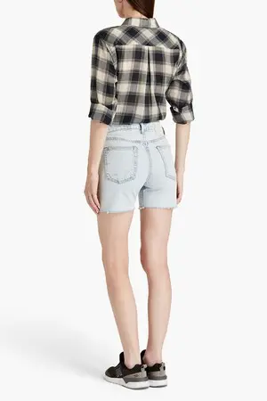 Rag & Bone Maya Distressed Denim Shorts
