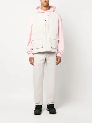 Helmut Lang Cotton-linen Cargo Gilet