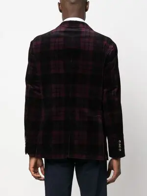 Brunello Cucinelli Prince Of Wales Check Corduroy Blazer
