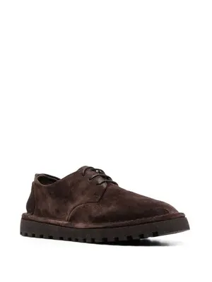 Marsèll Sancrispa Alta Suede Derby Shoes - Brown
