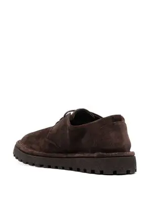 Marsèll Sancrispa Alta Suede Derby Shoes - Brown