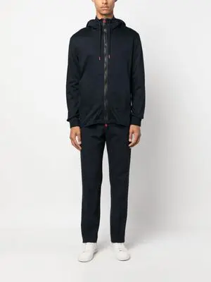 Kiton Umbi Hooded Zip Hoodie