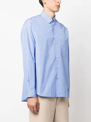 LANVIN Striped Long-sleeve Shirt