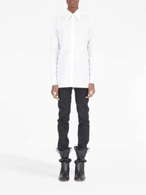 MAISON MARGIELA Pointed-collar Cotton Shirt - White
