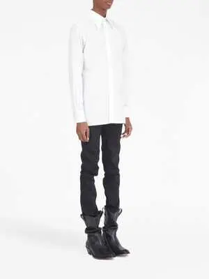 MAISON MARGIELA Pointed-collar Cotton Shirt - White