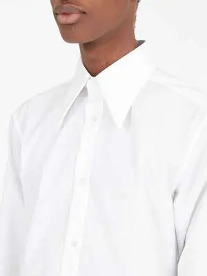 MAISON MARGIELA Pointed-collar Cotton Shirt - White