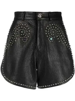 Philipp Plein Button Detailed Shorts For Women