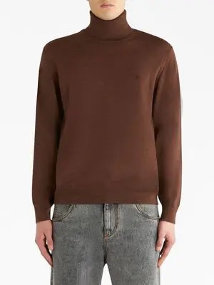 Etro Roll-neck Virgin Wool Jumper