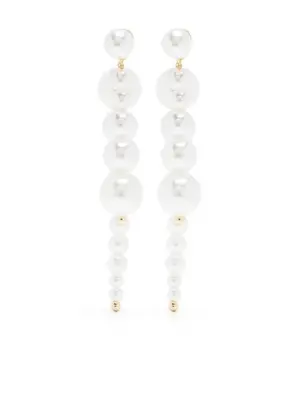 Cult Gaia Loreli Pearl Drop Earrings - White
