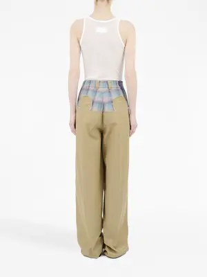 MAISON MARGIELA X Pendleton Yoke-detail Trousers
