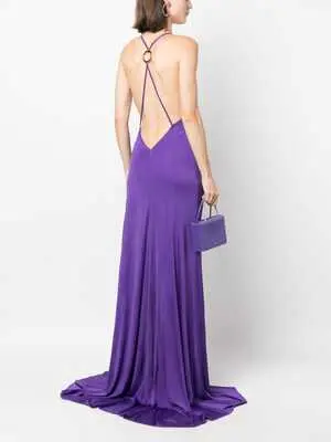 Pinko Ide-lit Ruched Leevele Gown