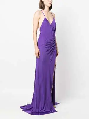 Pinko Ide-lit Ruched Leevele Gown