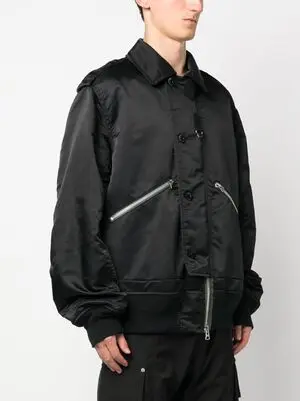 Sacai Zip-up Cotton-blend Bomber Jacket