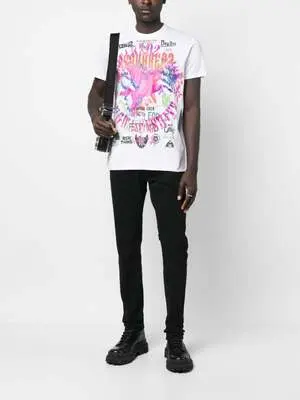 Dsquared2 Graphic-print Cotton T-shirt