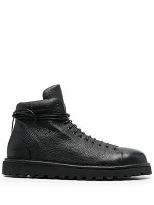 Marsèll Pallottola Pebbled-leather Boots - Black