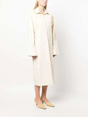 Bally Button-up Long-sleeved Dress