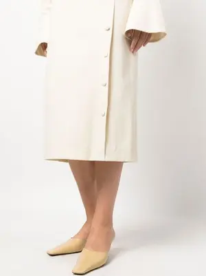 Bally Button-up Long-sleeved Dress