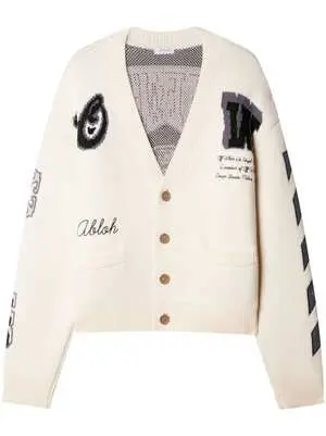 Off-White Off- Oon Vars Wool Cardigan