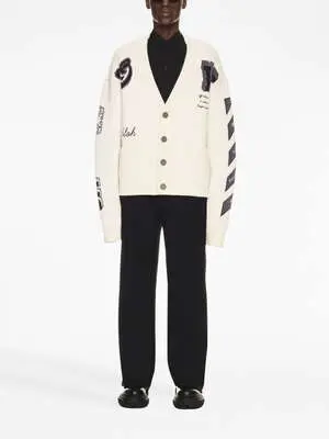 Off-White Off- Oon Vars Wool Cardigan