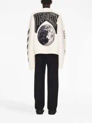 Off-White Off- Oon Vars Wool Cardigan