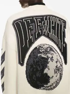 Off-White Off- Oon Vars Wool Cardigan