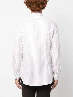 Etro Embroidered-logo Striped Shirt