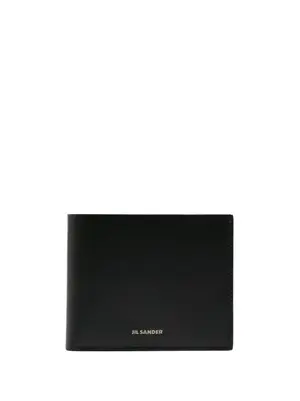 JIL SANDER Bi-fold Logo-debossed Wallet - Black