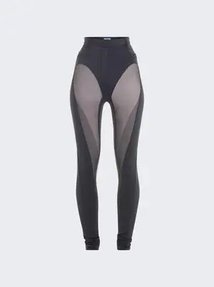 MUGLER Bonded Illusion Trousers - Black