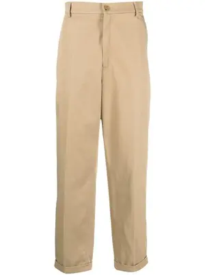 Kenzo Straight-leg Cotton Trousers