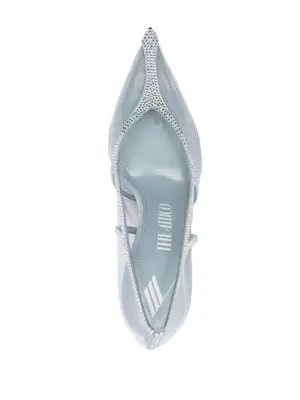 Attico Venus 105mm Crystal Pumps - Neutrals