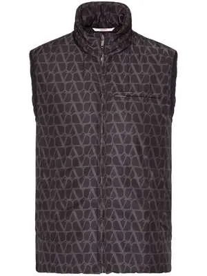 Valentino Garavani Toile Iconographe Zipped Gilet