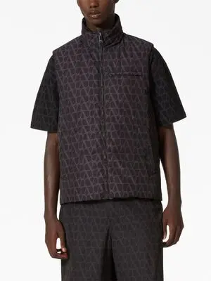 Valentino Garavani Toile Iconographe Zipped Gilet