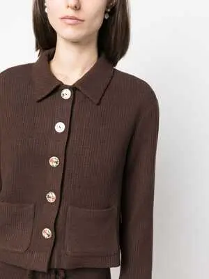 SIEDRES Yuna Knit Cropped Cardigan