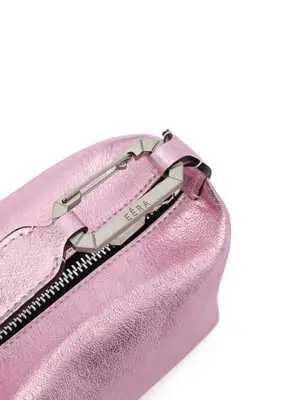 EERA Tiny Moon Leather Tote - Pink