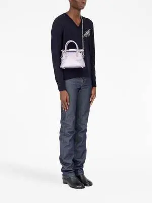 MAISON MARGIELA Micro 5ac Cinema Inferno Shoulder Bag - Silver