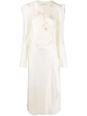 Philosophy Di Lorenzo Serafini Tie Detailed Dresses