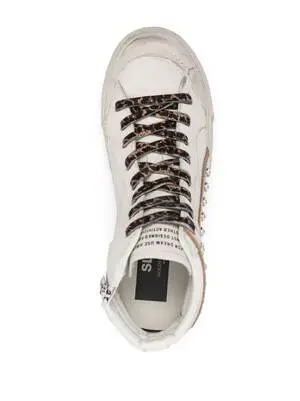GOLDEN GOOSE Slide Hi-top Sneakers - White