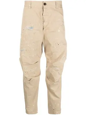 Dsquared2 Distressed Cropped Trousers