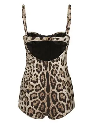 Dolce & Gabbana Leopard-print Swimsuit