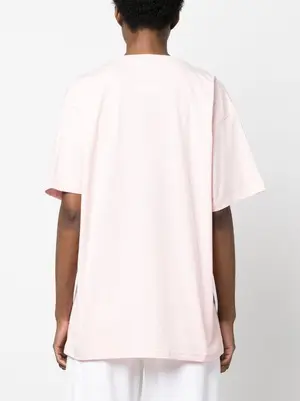 Moschino Teddy Bear-print Cotton T-shirt - Pink