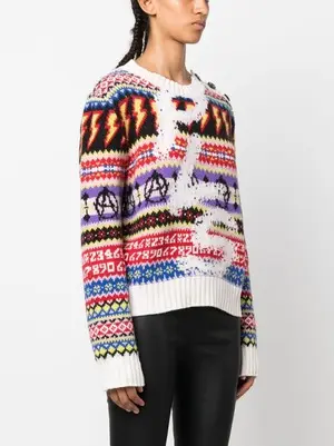 Philosophy Di Lorenzo Serafini Intarsia-knit Jumper