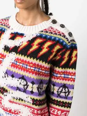 Philosophy Di Lorenzo Serafini Intarsia-knit Jumper