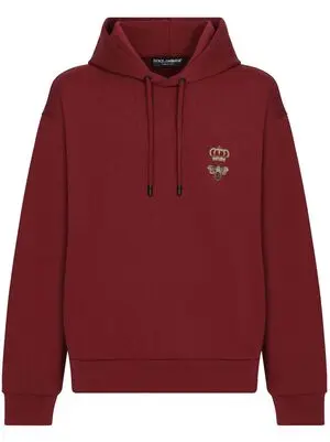 Dolce & Gabbana Embroidered Logo Pullover Hoodie